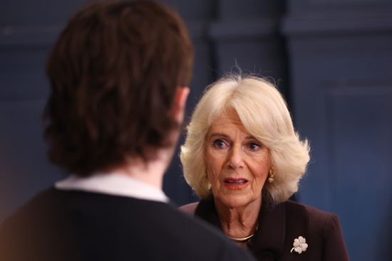 Camilla Visits Berlin Refugio Project Editorial Stock Photo - Stock ...