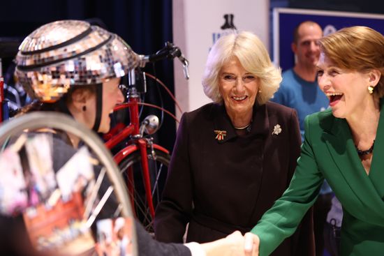 Camilla Visits Berlin Refugio Project Editorial Stock Photo - Stock ...