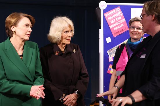 Camilla Visits Berlin Refugio Project Editorial Stock Photo - Stock ...