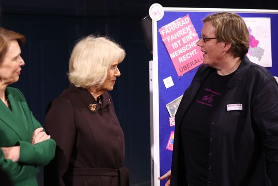 Camilla Visits Berlin Refugio Project Editorial Stock Photo - Stock ...