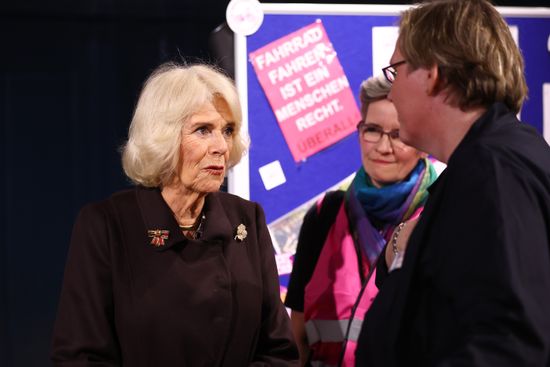 Camilla Visits Berlin Refugio Project Editorial Stock Photo - Stock ...