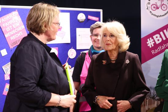 Camilla Visits Berlin Refugio Project Editorial Stock Photo - Stock ...