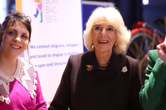 Camilla Visits Berlin Refugio Project Editorial Stock Photo - Stock ...