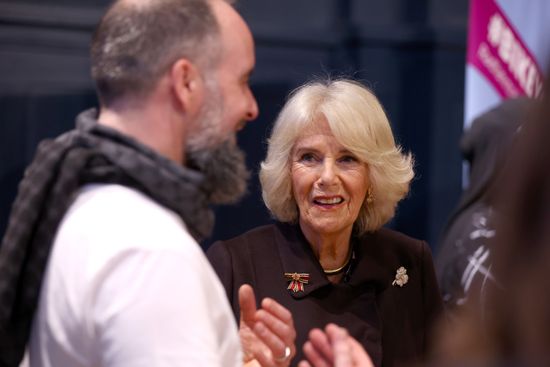 Camilla Visits Berlin Refugio Project Editorial Stock Photo - Stock ...