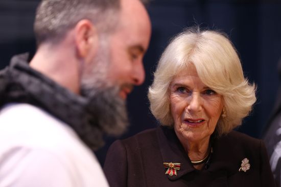 Camilla Visits Berlin Refugio Project Editorial Stock Photo - Stock ...