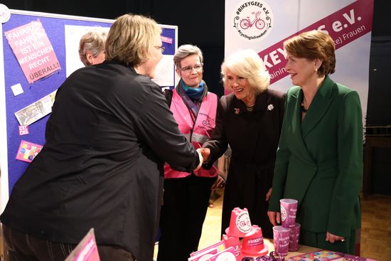 Camilla Visits Berlin Refugio Project Editorial Stock Photo - Stock ...