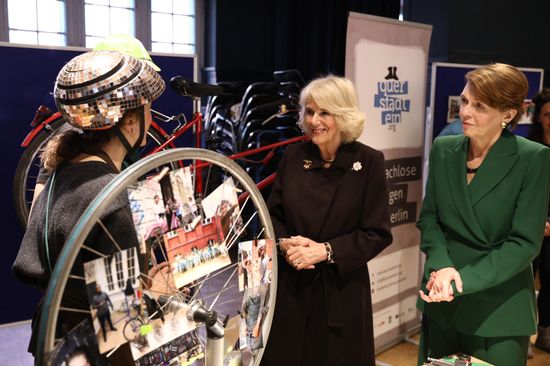 Camilla Visits Berlin Refugio Project Editorial Stock Photo - Stock ...