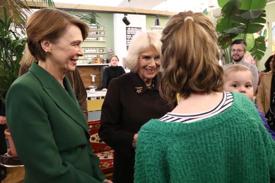 Camilla Visits Berlin Refugio Project Editorial Stock Photo - Stock ...