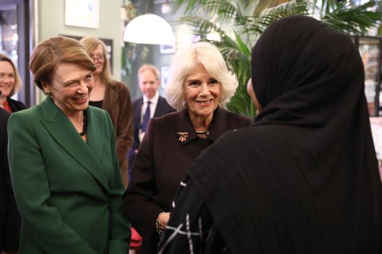 Camilla Visits Berlin Refugio Project Editorial Stock Photo - Stock ...