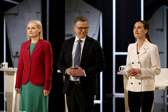 Left Chairperson True Finns Party Riikka Editorial Stock Photo - Stock ...