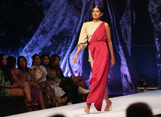 Model Presenting Creation By Sri Lankan Editorial Stock Photo - Stock ...