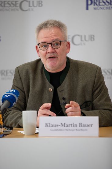 Klausmartin Bauer Press Conference Marburger Bund Editorial Stock Photo ...