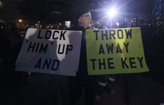 Person Holds Signs Across Street New Editorial Stock Photo - Stock ...