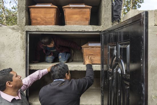 People Ixil Community Jacana Place Coffins Editorial Stock Photo ...