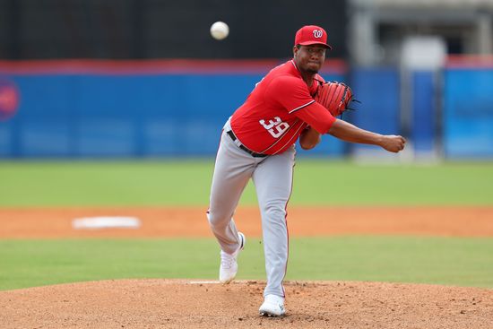 Washington Nationals Minor League Pitcher Luis Editorial Stock Photo ...
