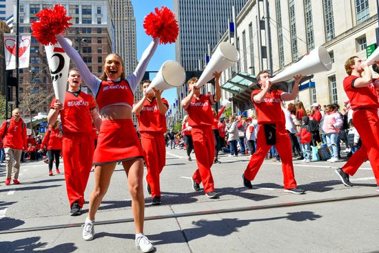 Members University Cincinnati Bearcats Cheerleading Team Editorial ...