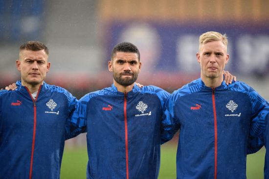 Alfred Finnbogason Victor Palsson Hordur Magnusson Editorial Stock ...