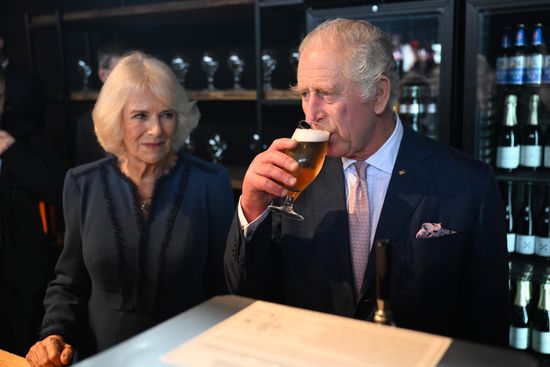 King Charles Iii Drinks Beer He Editorial Stock Photo - Stock Image ...