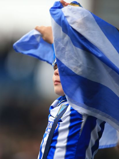 Sheffield Wednesday Fans Cheer Their Team Editorial Stock Photo - Stock ...