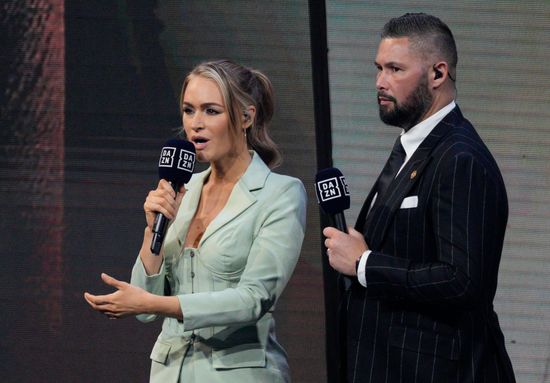 Dazn Boxing Presenters Laura Woods Tony Editorial Stock Photo - Stock ...
