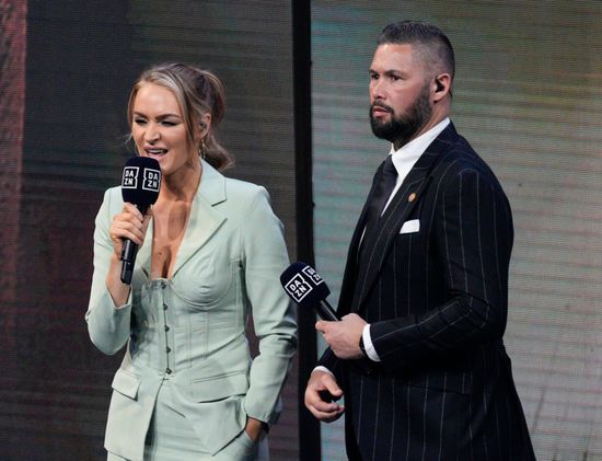 Dazn Boxing Presenters Laura Woods Tony Editorial Stock Photo - Stock ...