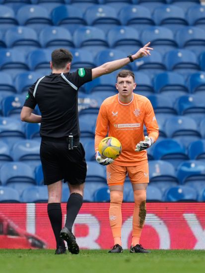Referee Greg Souter Shows Straight Red Editorial Stock Photo - Stock ...