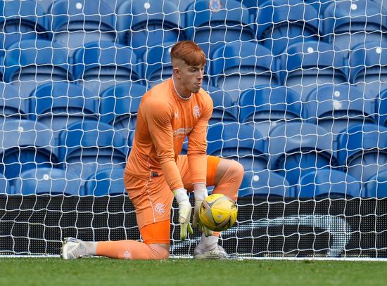 Rangers B Goalkeeper Jacob Pazikas Editorial Stock Photo - Stock Image ...