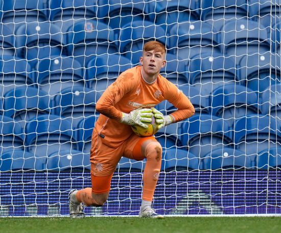 Rangers B Goalkeeper Jacob Pazikas Editorial Stock Photo - Stock Image ...