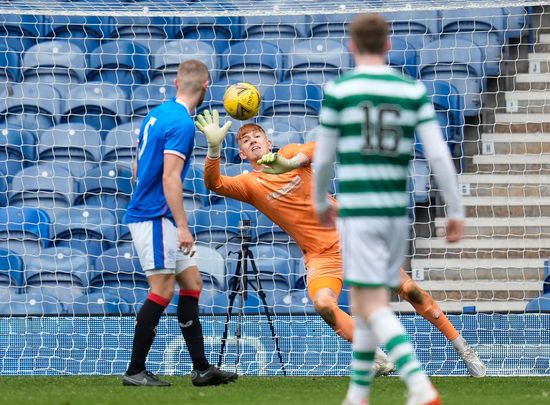 Rangers B Goalkeeper Jacob Pazikas Saves Editorial Stock Photo - Stock ...