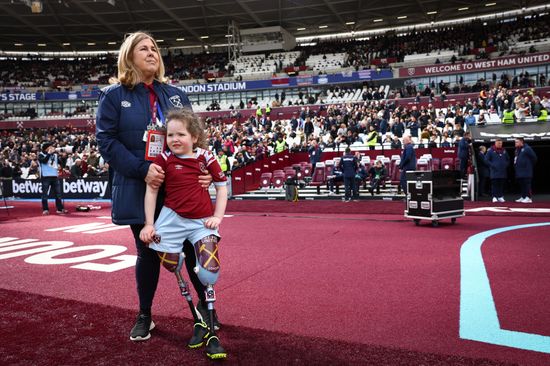 Young West Ham Fan Called Freya Editorial Stock Photo - Stock Image ...