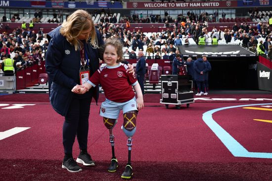 Young West Ham Fan Called Freya Editorial Stock Photo - Stock Image ...