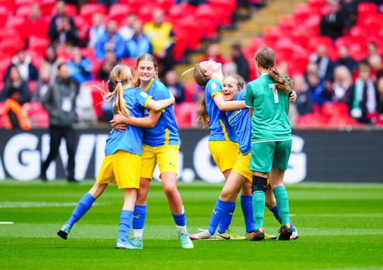 Utilita Girls Cup Final Winners Surbiton Editorial Stock Photo - Stock ...