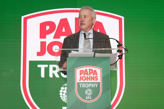 Efl Chairman Rick Parry Speech Wembley Editorial Stock Photo - Stock ...