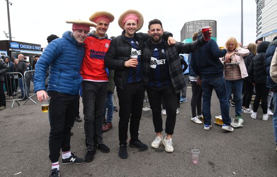 Bolton Wanderers Fans Their Fan Zone Editorial Stock Photo - Stock ...