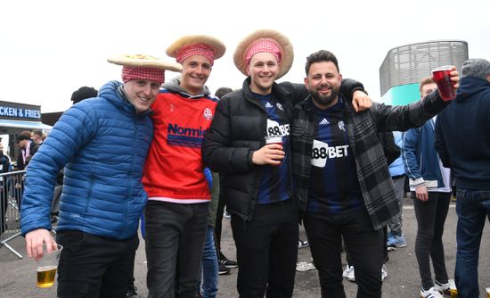 Bolton Wanderers Fans Their Fan Zone Editorial Stock Photo - Stock ...