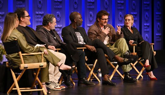 Ash Crossan Jon Favreau Dave Filoni Editorial Stock Photo - Stock Image ...
