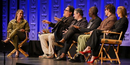 Ash Crossan Jon Favreau Dave Filoni Editorial Stock Photo - Stock Image ...