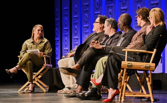 Ash Crossan Jon Favreau Dave Filoni Editorial Stock Photo - Stock Image ...