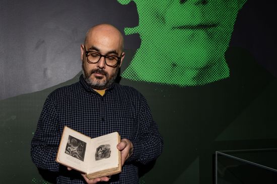 Rare Books Librarian Daniel Wee Poses Editorial Stock Photo - Stock ...