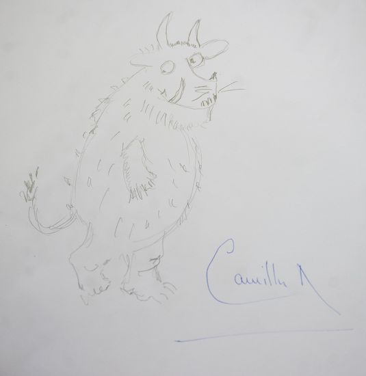 Drawing Gruffalo By Camilla Queen Consort Editorial Stock Photo - Stock ...