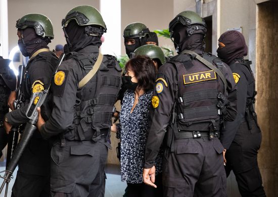 Police Guard Detainees Audience Learn About Editorial Stock Photo ...