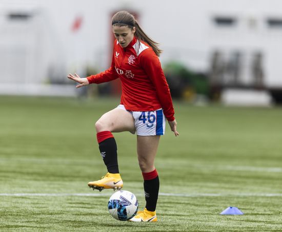 Rangers Womens Forward Laura Berry Warms Editorial Stock Photo - Stock ...