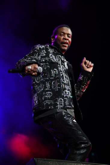 Keith Sweat Dancing On Stage State Editorial Stock Photo - Stock Image ...