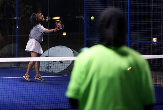 People Play Padel Ramadan Sports Festival Editorial Stock Photo - Stock ...