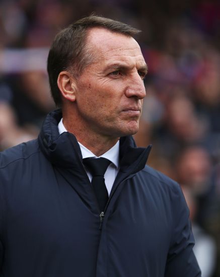 Brendan Rogers Manager Leicester City During Editorial Stock Photo ...