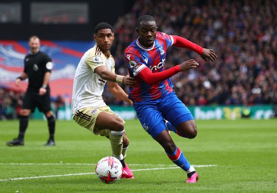 Tyrick Mitchell Crystal Palace Pressured By Editorial Stock Photo ...