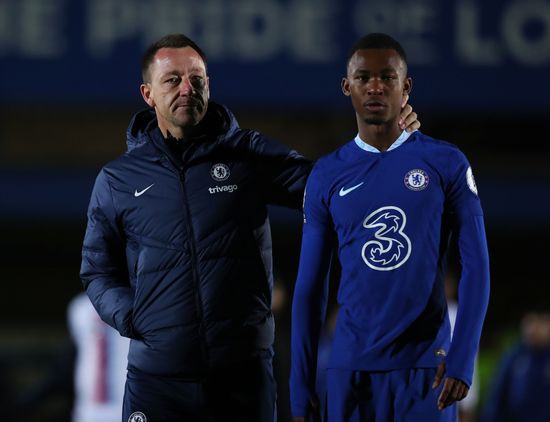 John Terry Coach Chelsea U21s Embraces Editorial Stock Photo - Stock ...