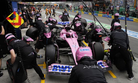 Pit Crew Work Change Tires French Editorial Stock Photo - Stock Image ...