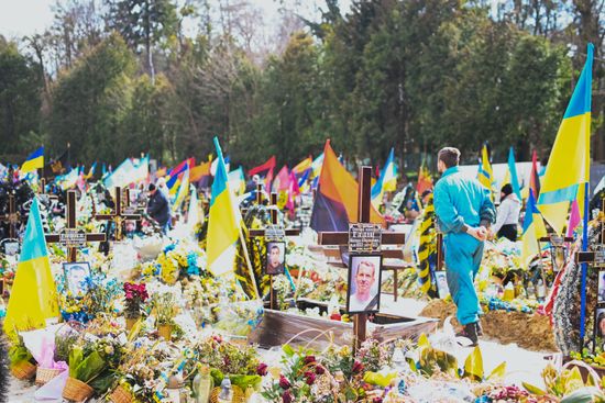 Employee Cemetery Walks Alleys Lychakiv Cemetery Editorial Stock Photo ...