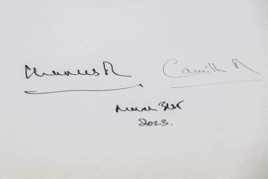 Signatures King Charles Iii Camilla Queen Editorial Stock Photo - Stock ...